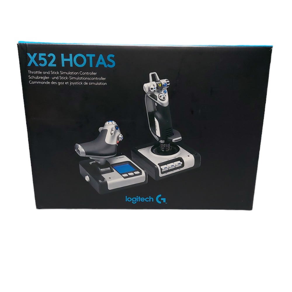 Pre-owned Logitech G X52 Flight Space Simulator Throttle & Stick - Own4Less